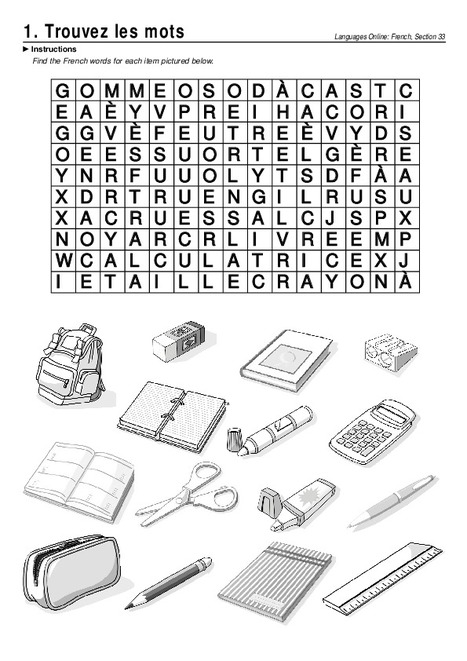 Blog de Français FCPyS UNAM: Le vocabulaire de la classe