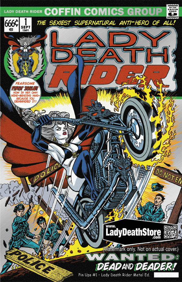 The Dork Review: Rob's Room: Lady Death Cover Homage