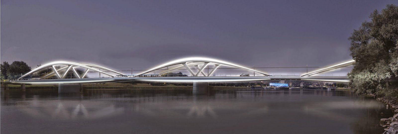 The Happy Pontist: Danube bridge competition winner announced