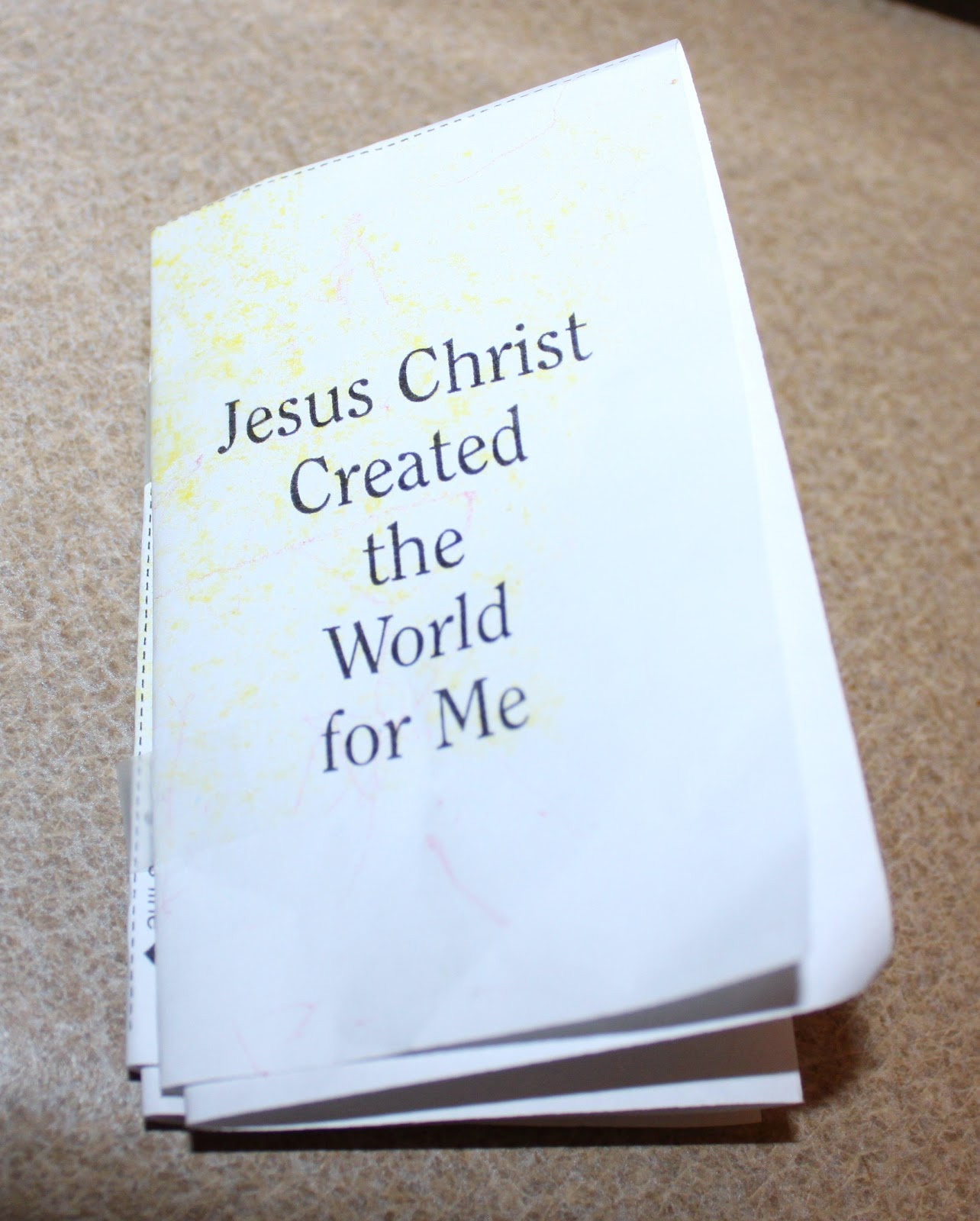 Mecham Family: Jesus Christ Created the World For Me