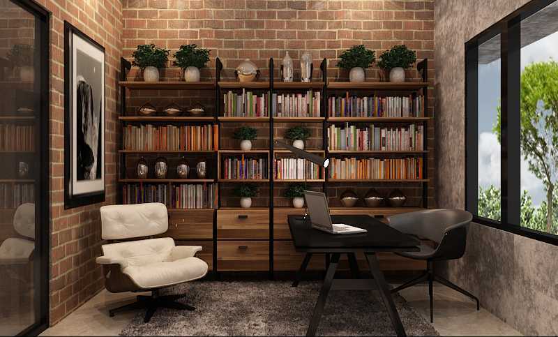 70 Desain Perpustakaan Mini di Rumah, Buat yang Suka Baca - Rumahku Unik