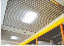 ..Architect-Interior~~: Louver-Metal False Ceiling