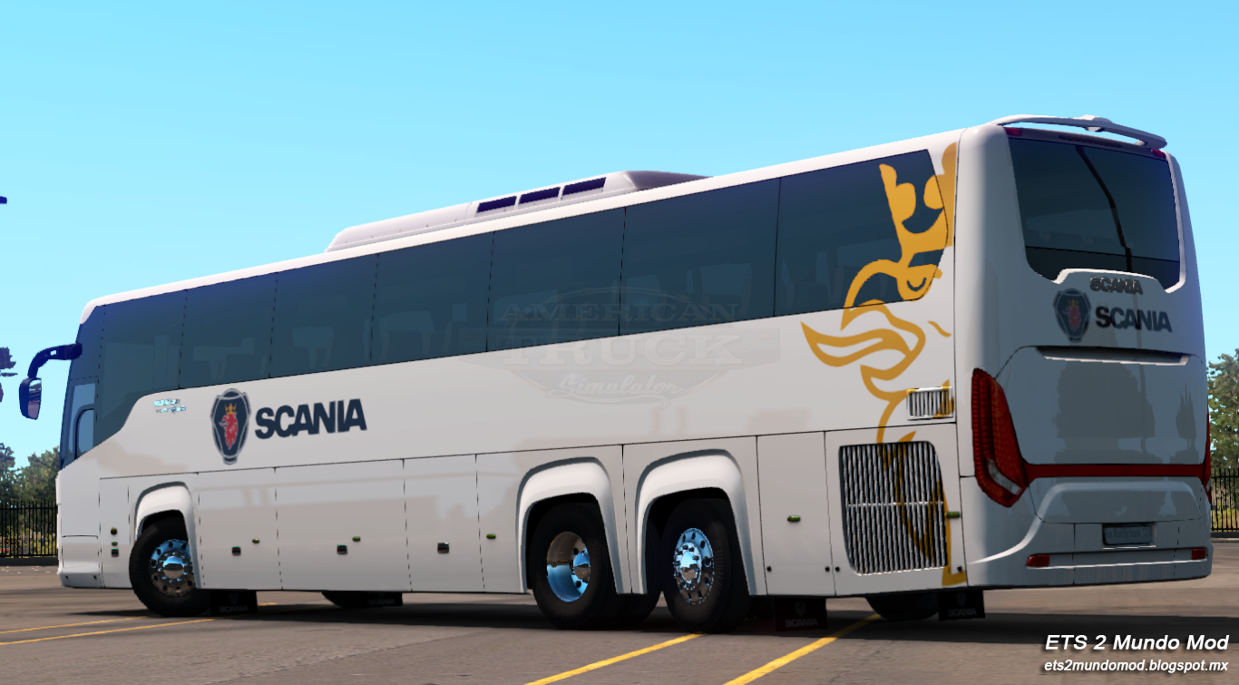 (Autobús ATS) Scania Touring (Versión 1.2) - ETS 2 Mundo Mod