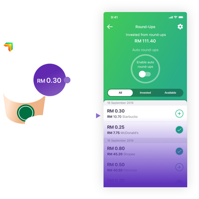 PNB推出Raiz APP，让用户可以使用零钱来投资