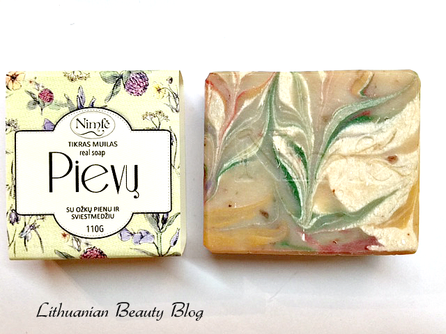 Numfė Natūralus muilas. Pievų muilas su ožkos pienu ir sviestmedžiu ...