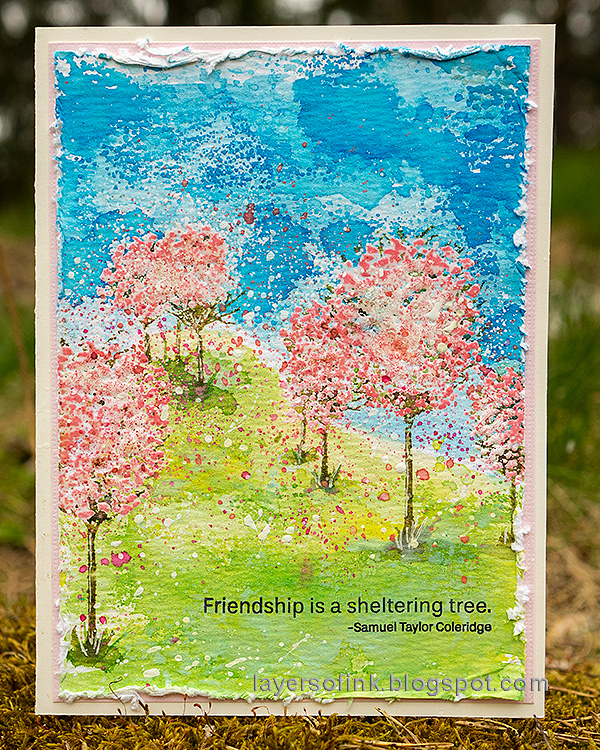 Layers of ink: Cherry Blossom Tree Tutorial