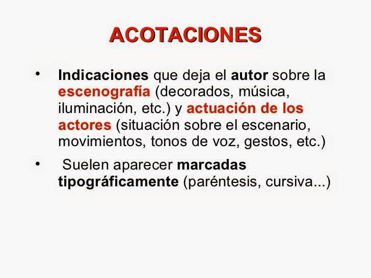 6º ED.PRIMARIA: LAS ACOTACIONES