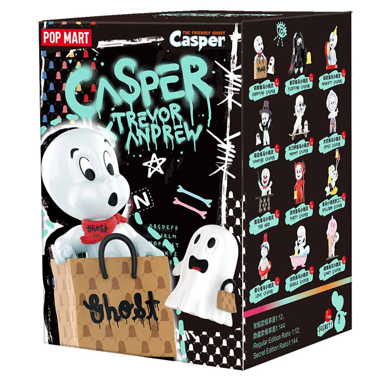 Pop Mart Candy Casper Licensed Series Casper x Trevor Andrew Series ...