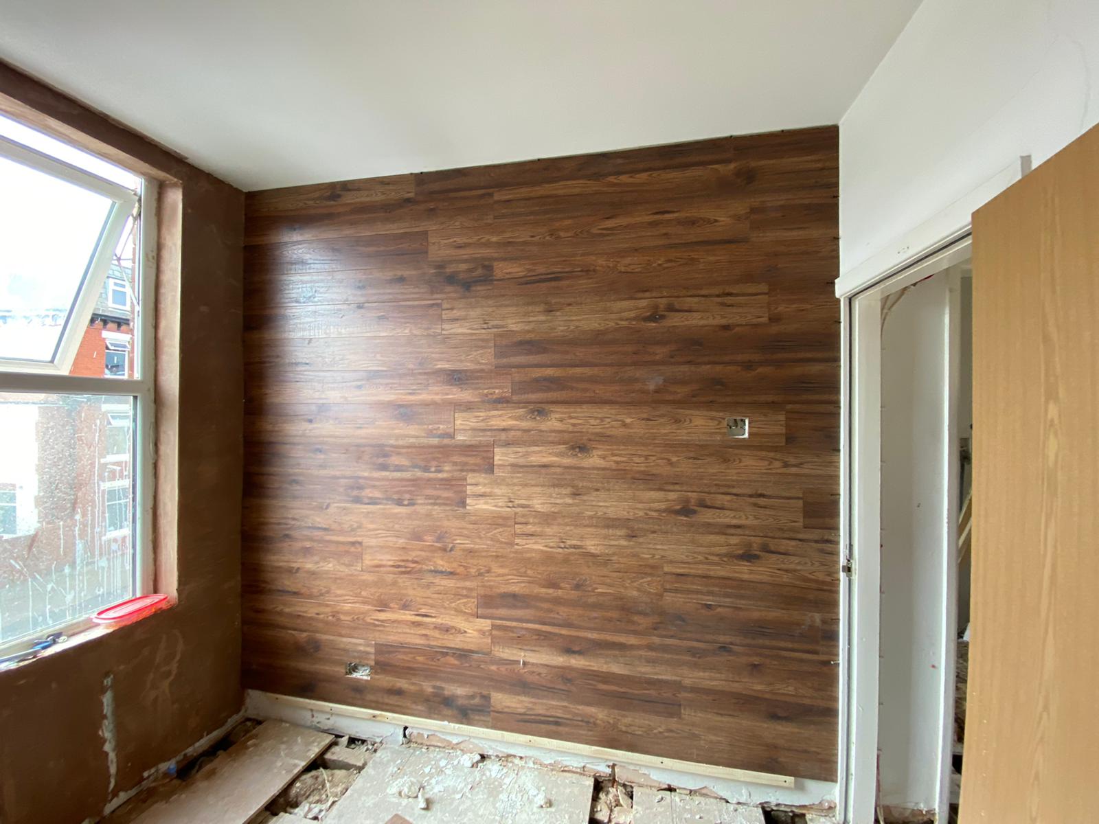 Constructing Wood Feature Walls