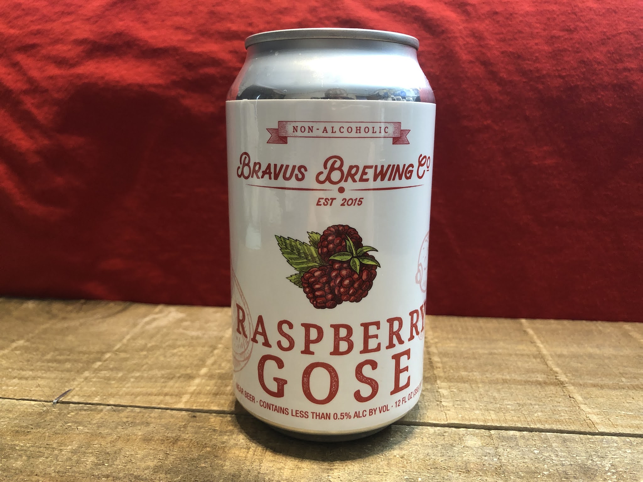 Bravus Raspberry Gose (Non Alcoholic) Beer Review - 5 February 2021.
