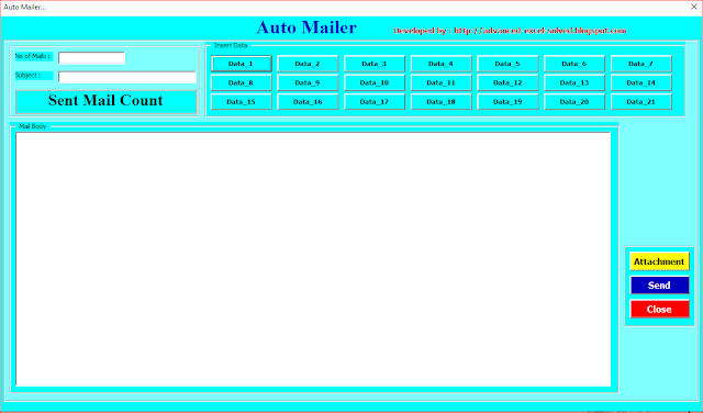 Free Macro to Send emails with Attachments | Excel Solutions - Basic ...