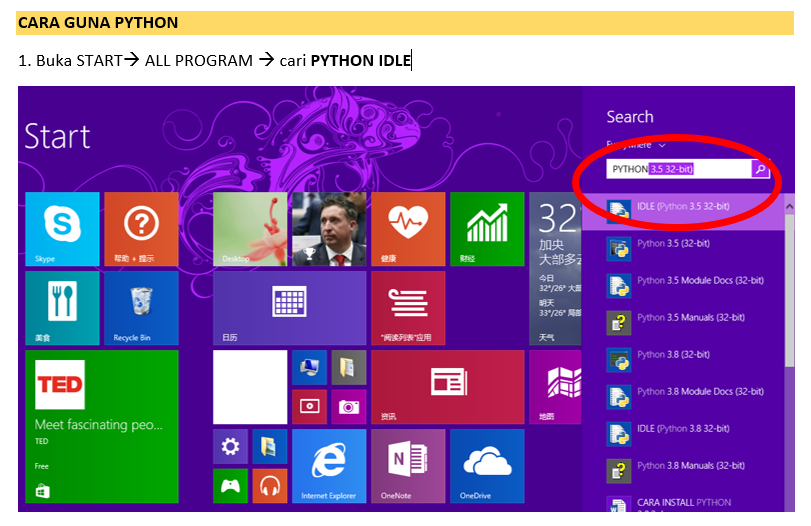 SAINS KOMPUTER & ASAS SAINS KOMPUTER: ASK T2 : INSTALL PYTHON DAN GUNA..