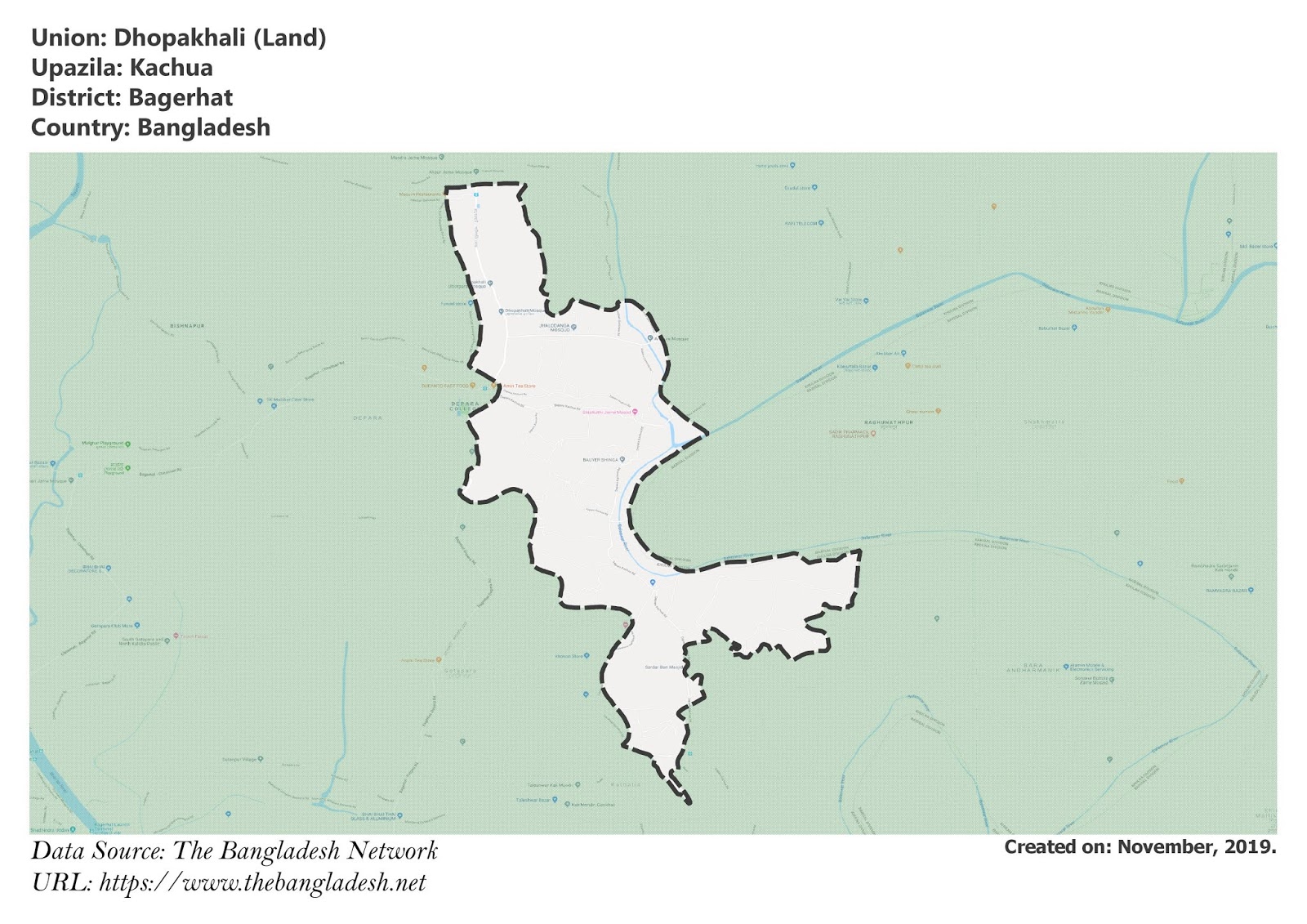 Dhopakhali Union, Bagerhat