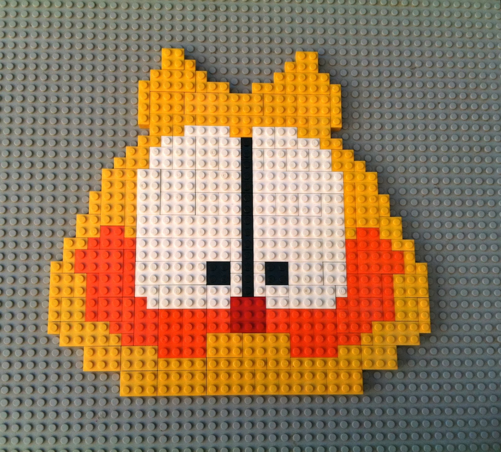 Ace LegoⓇ Designs: Lego Picture - Garfield's Face