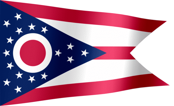Flag of Ohio (GIF) - All Waving Flags