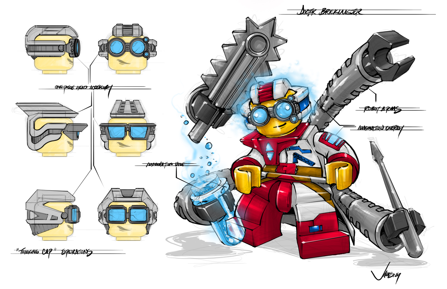 Imagining LEGO Universe: Faction Leader Design: Doc Overbuild, Assembly