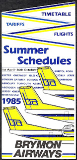 Airline memorabilia: Brymon Airways (1985)