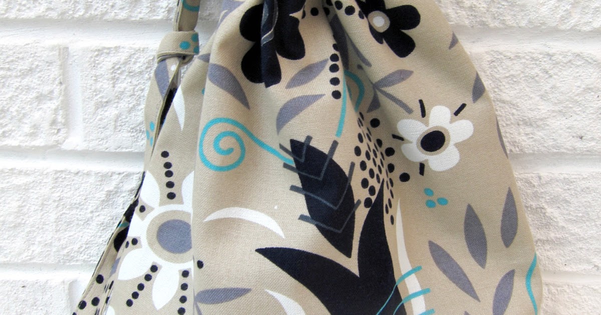 Simple Drawstring Bag Tutorial ~ DIY Tutorial Ideas!