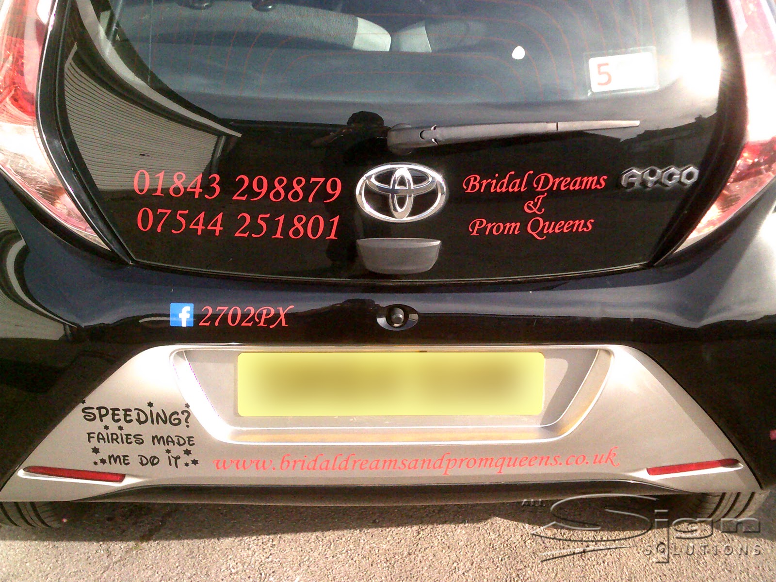 Bridal Dreams & Prom Queens | Vehicle Livery - All Sign Solutions ...