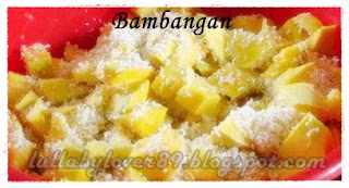Kadazandusun traditional food: Jeruk bambangan (Noonsom bambangan ...