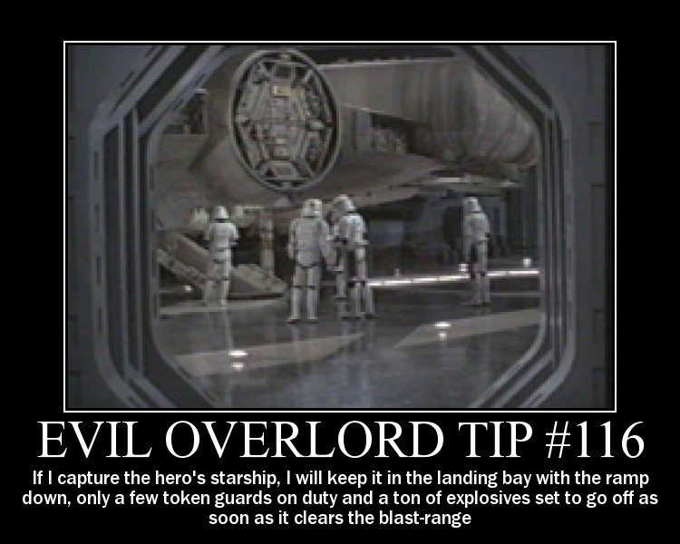 Flaming Zombie Monkeys: Evil Overlord Tips