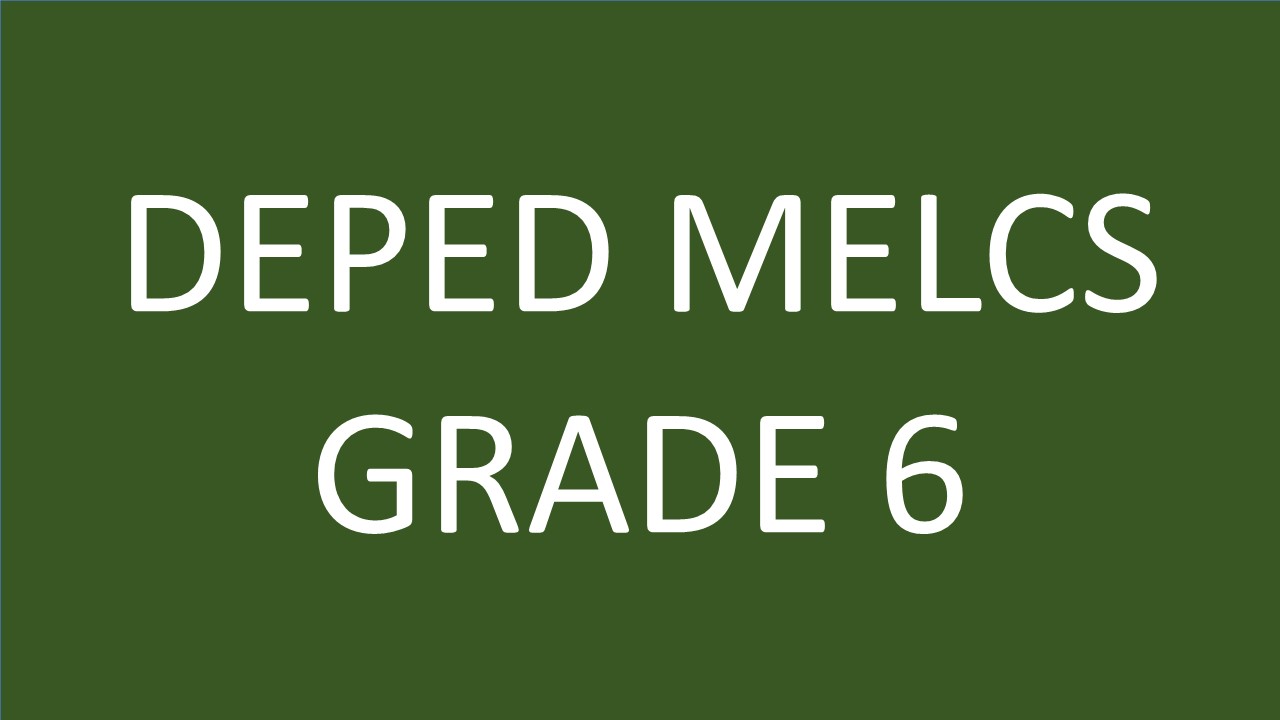 Most Essential Learning Competencies for Grade 6 - Gurong Hero