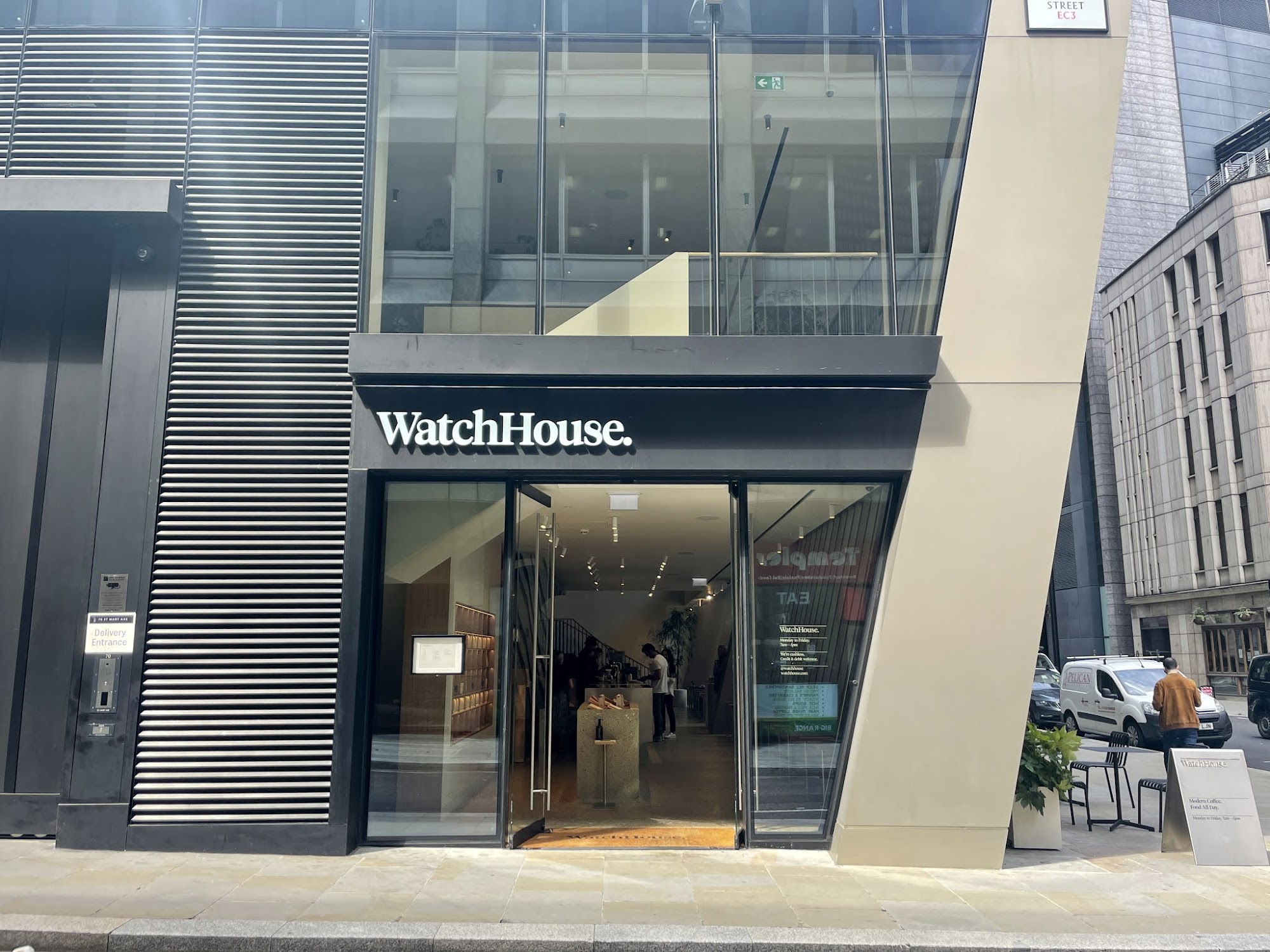 Double Skinny Macchiato: The Caffeine Chronicles: WatchHouse, St Mary Axe