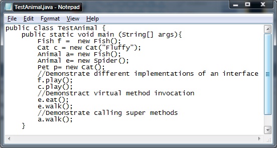 Pemrograman Java: Animal ~ Dede's Note