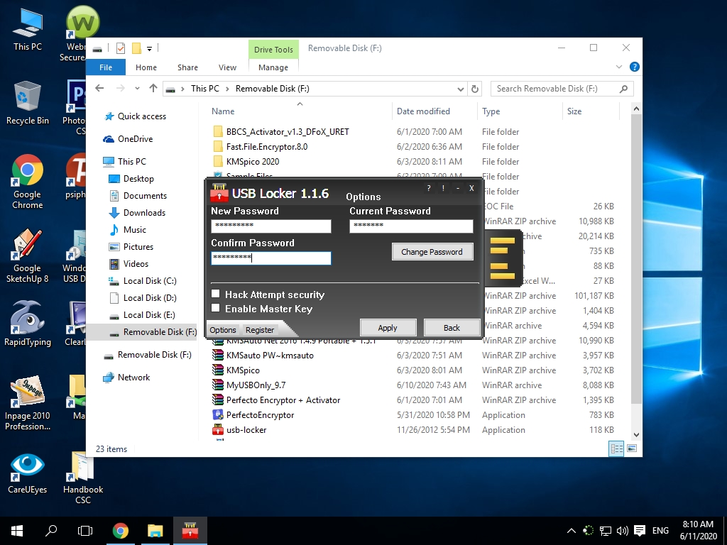 Portable USB Security - USB Locker - Windows