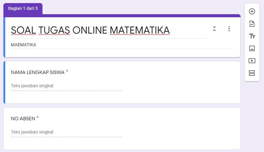 Cara Membuat Tugas Online dengan Google Form - Lima Klik