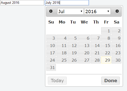 Dot.Net Seva: Jquery ui datepicker show month and year only on same page Dot.Net Seva: Jquery ui datepicker show month and year only on same page