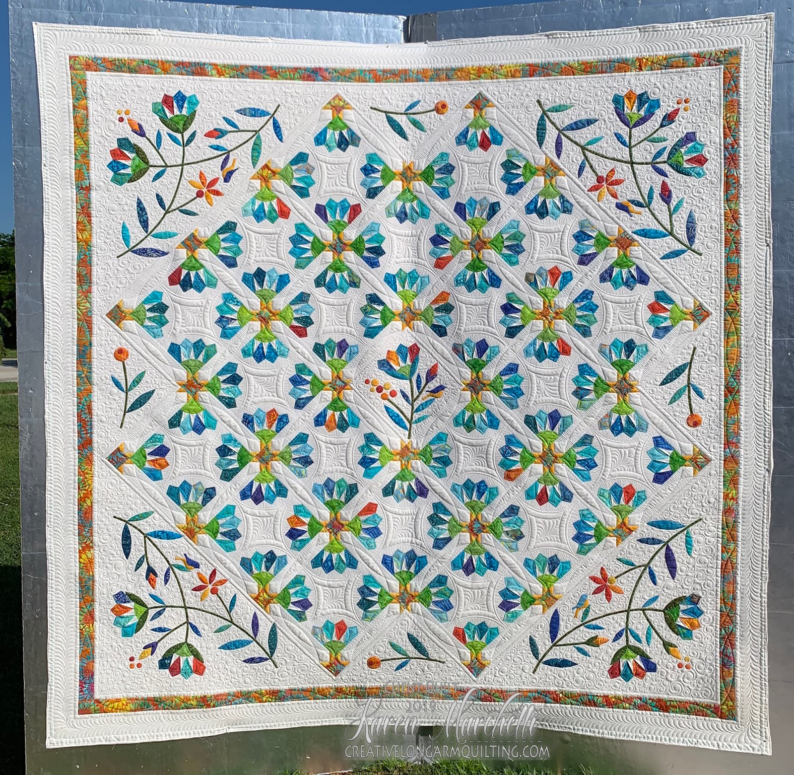 Creative Longarm Quilting by Karen Marchetti: Katie/Friendship Knot QG ...