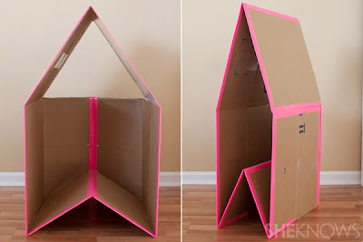 Baby the Kid!: DIY : une maison en carton!