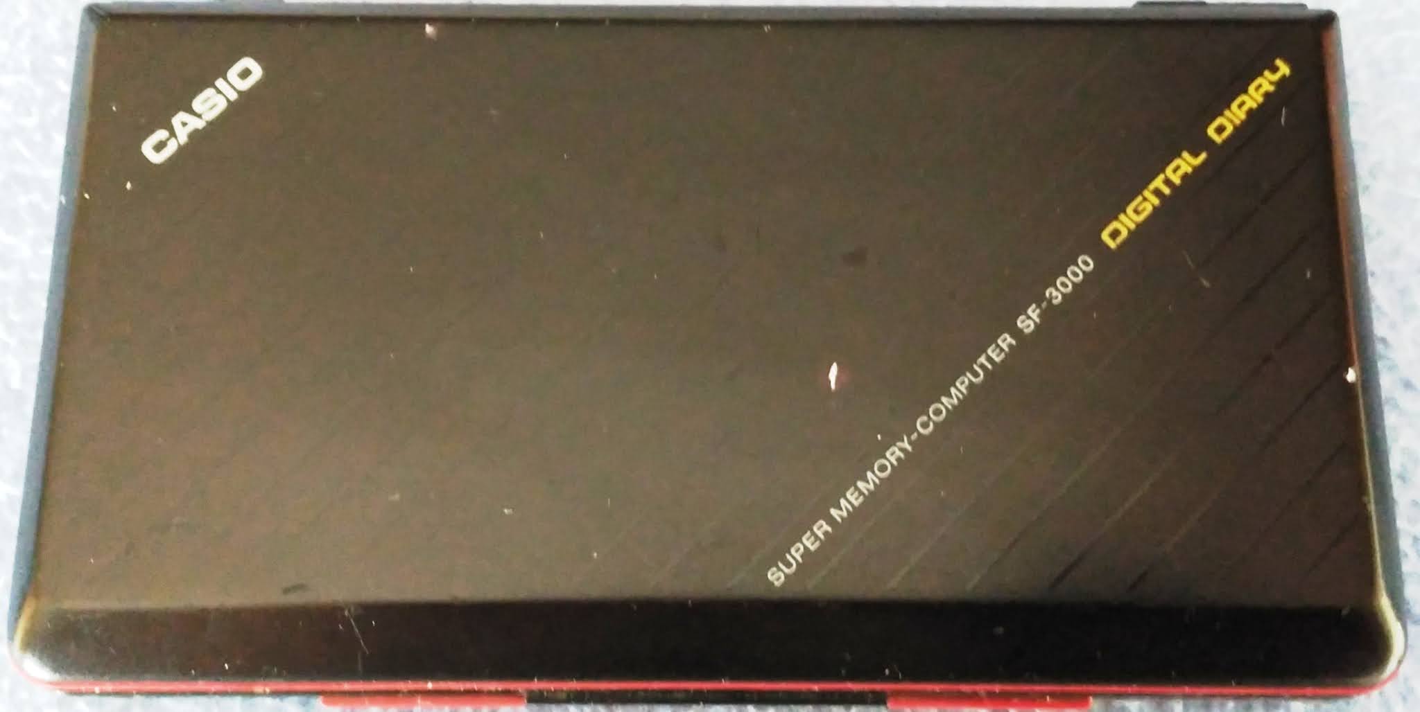 Retro Ordenadores Orty: Casio Digital Diary SF-3000 BK (1986).