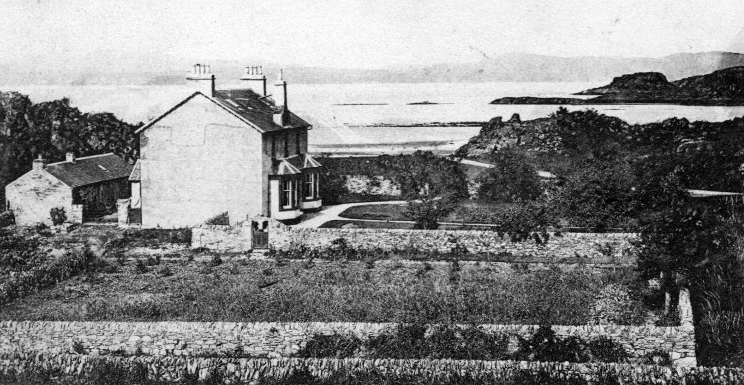 Tour Scotland: Old Travel Blog Photograph Manse Tayvallich Scotland