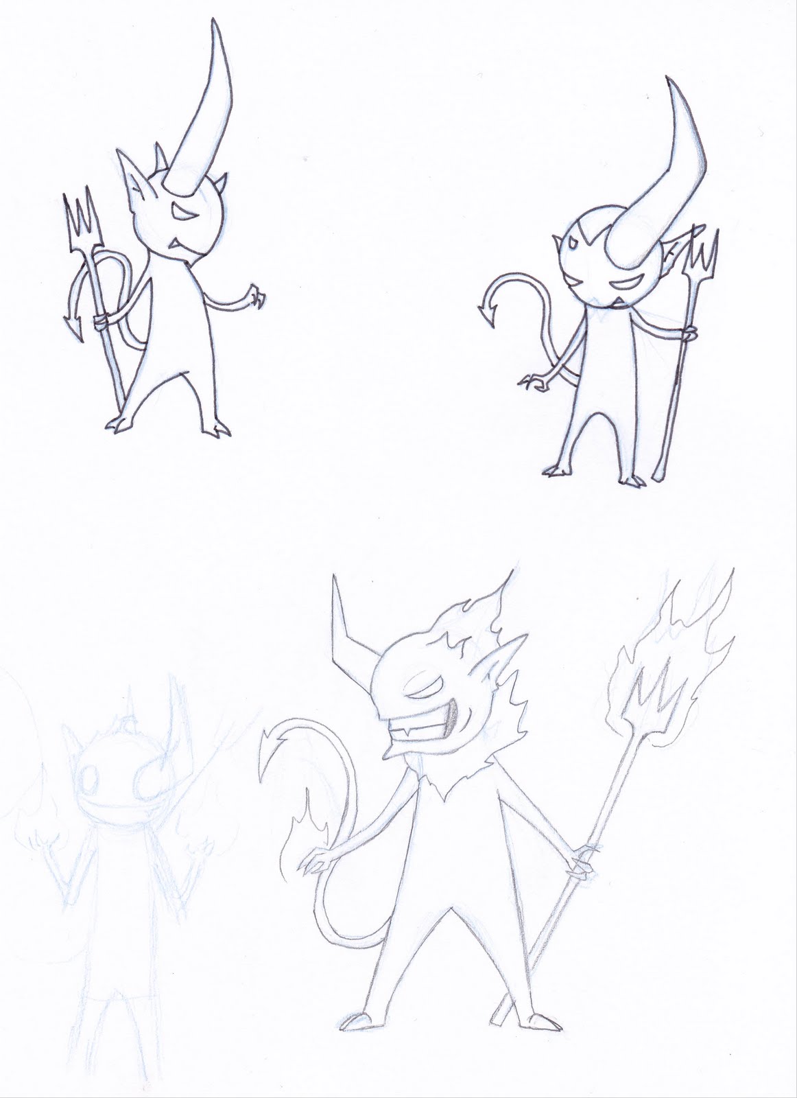 Le Maledicteur: Dessin: Diablotins