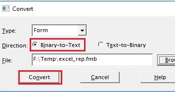 How to Convert FMB to FMT in Oracle Forms?