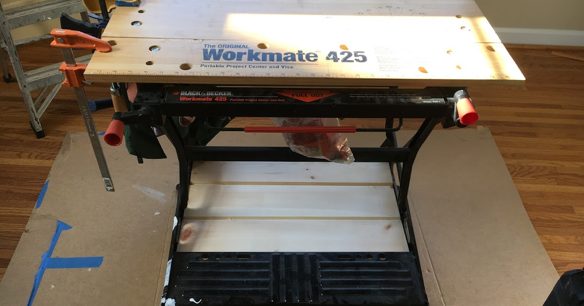That's My Cloud: Black & Decker Workmate 425 DIY lower shelf