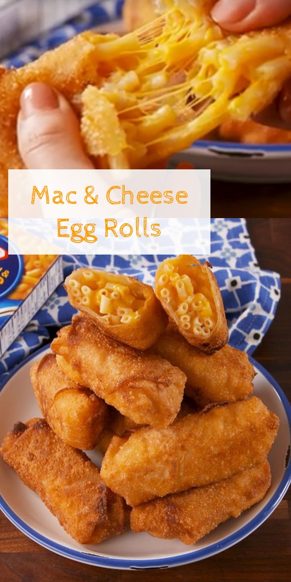 Mac & Cheese Egg Rolls