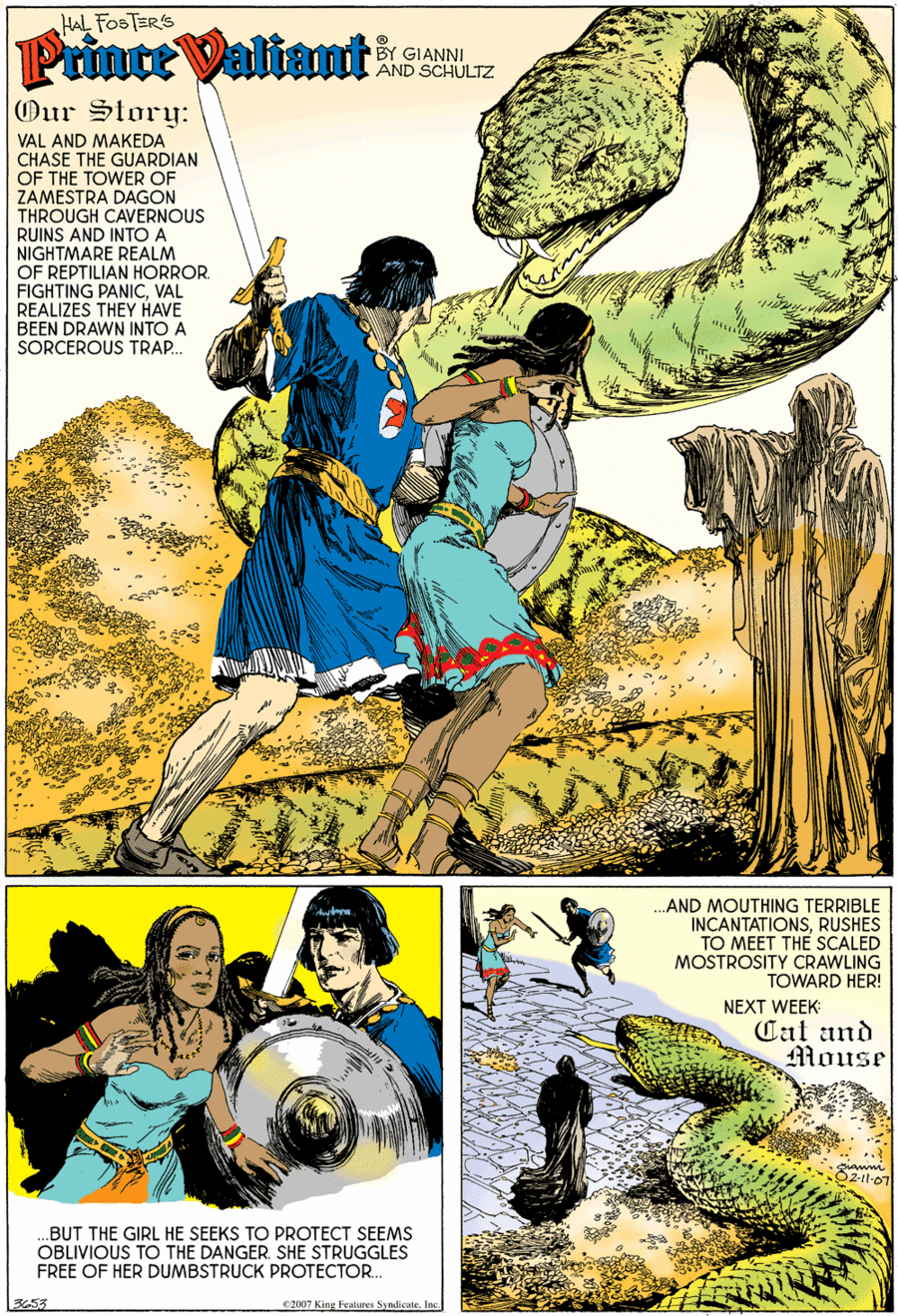 Old-fashioned Comics: Hal Foster's Prince Valiant Sunday Strips 2007 ...