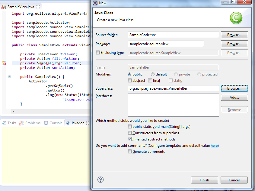 Sample Codes for Developer: Adding Action in Menu or Toolbar of Sample ...