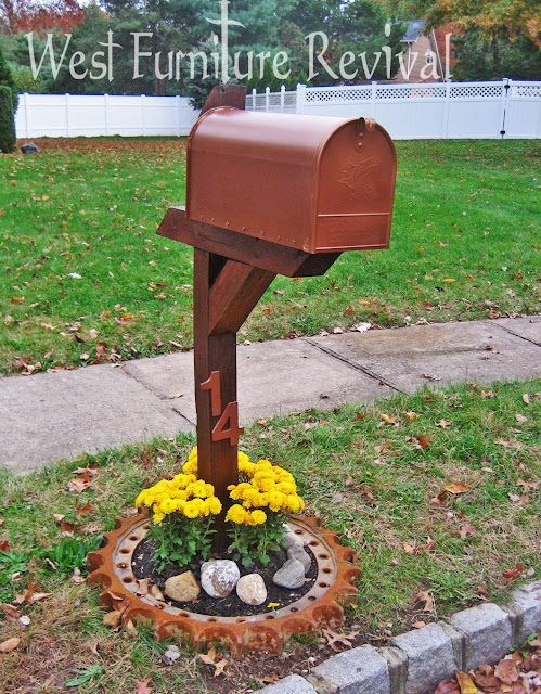 West Furniture Revival: BULLDOZER GEAR MAILBOX!