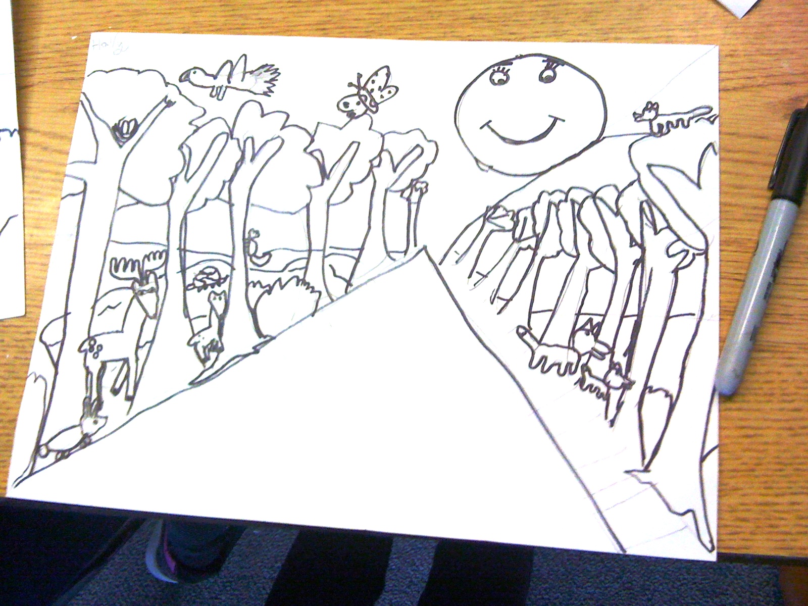 Deep space sparkle one point perspective - vintworlds