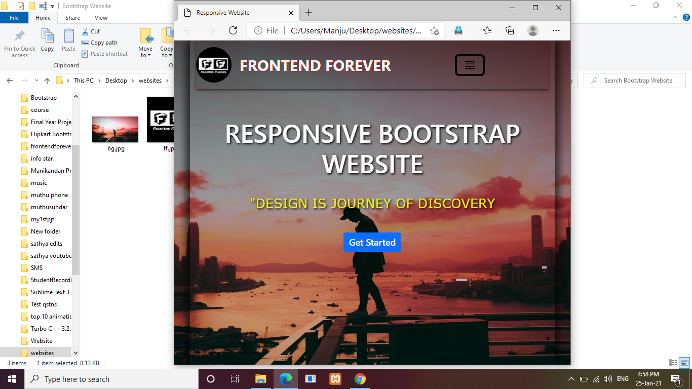 Responsive Website Design Using Bootstrap