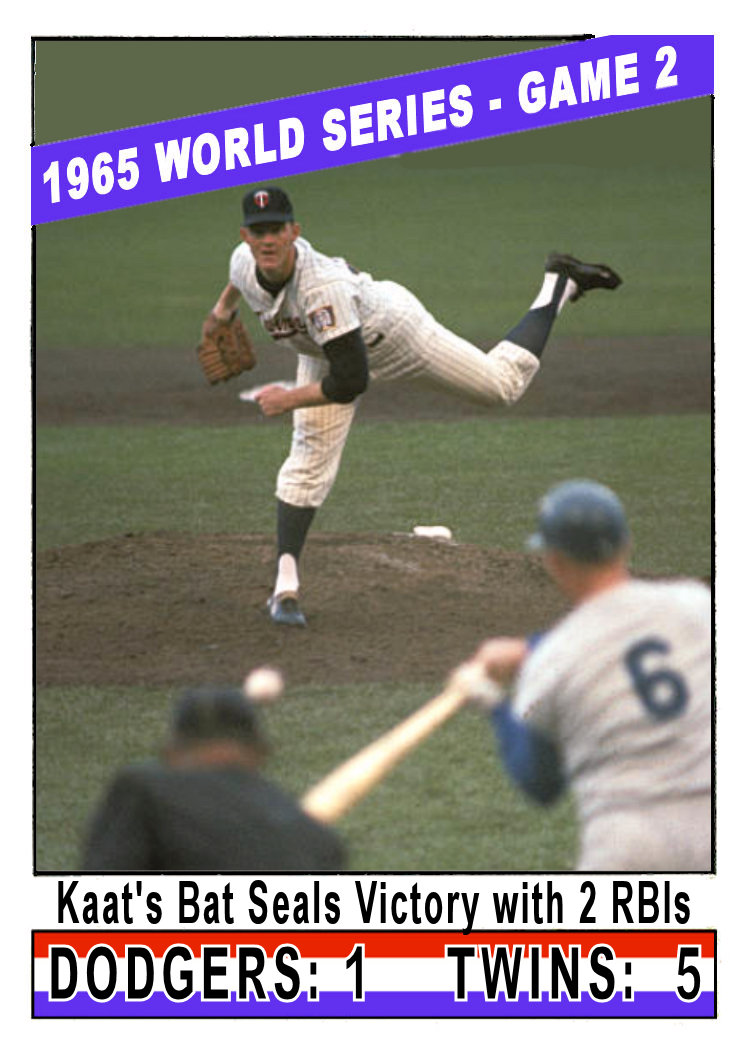 Cards That Never Were: 1965 World Series: The Missing Topps Set