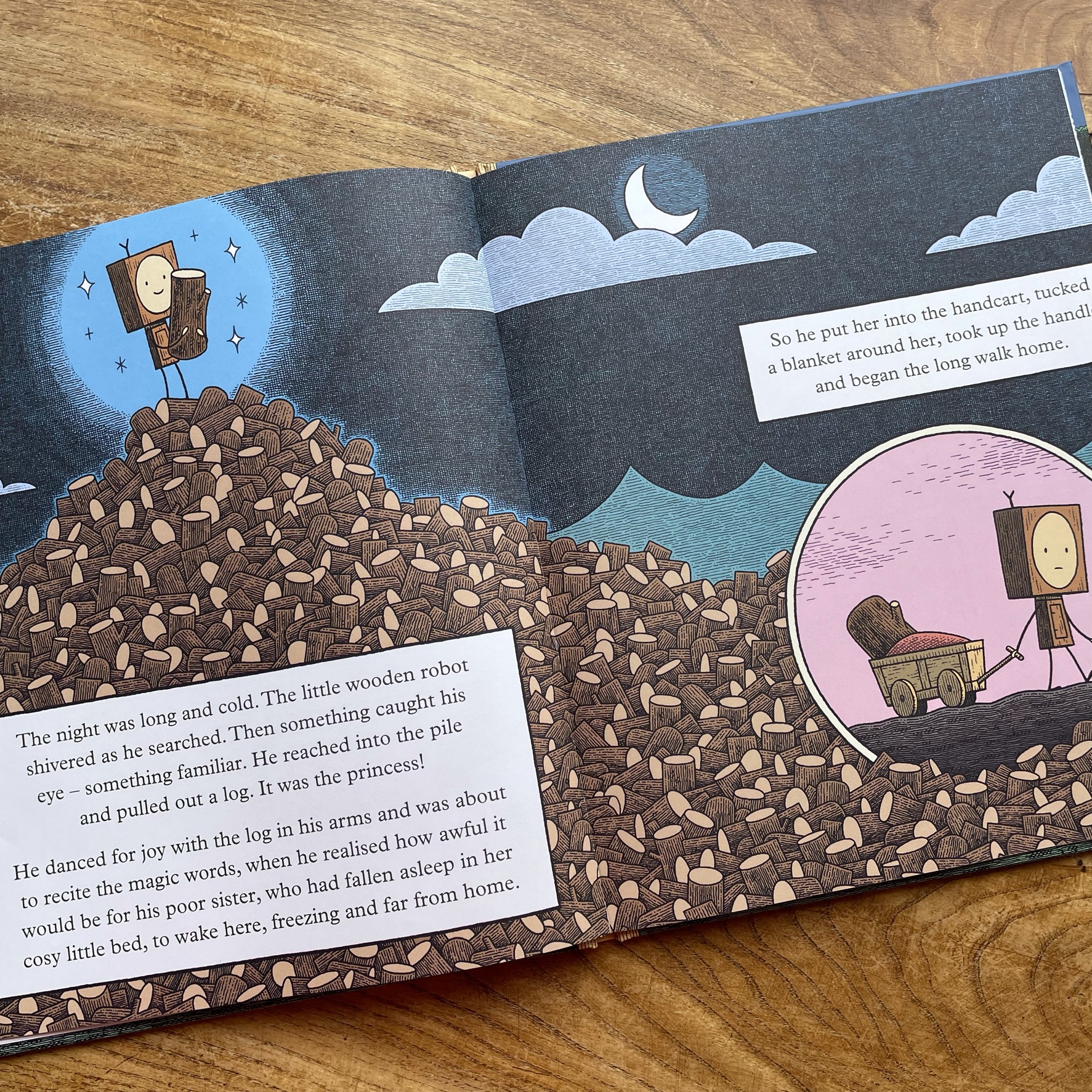 The Little Wooden Robot and the Log Princess - BookBairn
