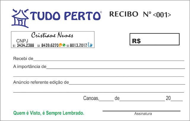 Gráfica Porto Alegre: Modelos de Artes de Blocos de Recibos