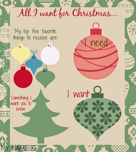 Candy Crate : All I Want For Christmas: Secret Santa List