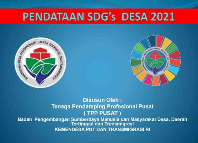 Buku Panduan Pelaksanaan Pendataan SDGs Desa Tahun 2021 | FORMAT ...