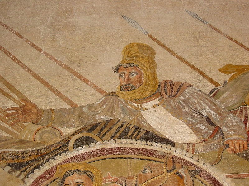 Alexander The Great Confronts Darius Iii At The Battle Of Issus